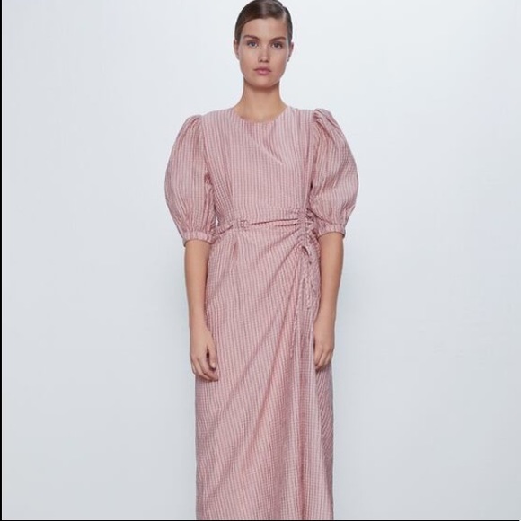 Zara | Dresses | Zara Pink Dress | Poshmark